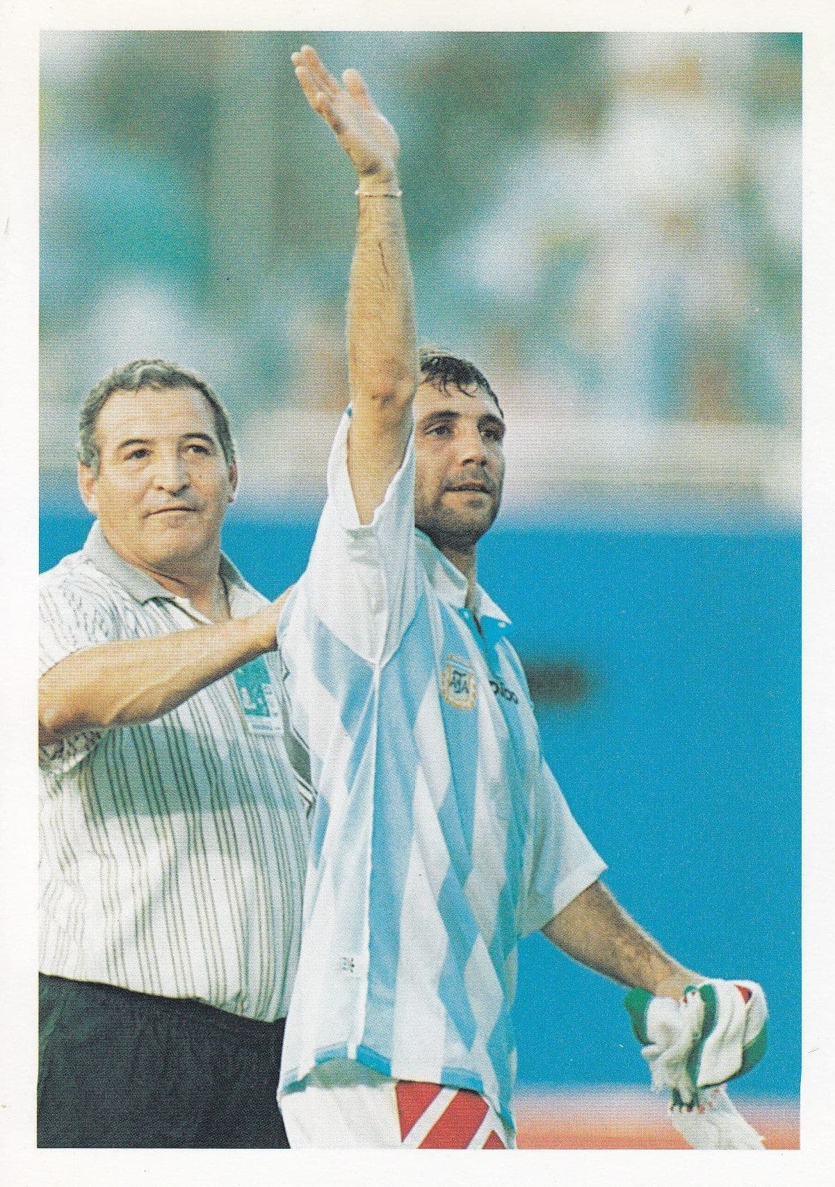 Hristo Stoichkov Bulgaria International Football Player Postcard ...