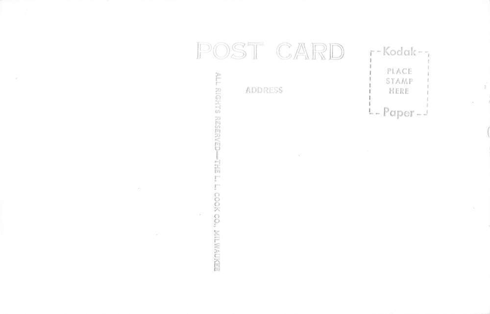 Walhalla Michigan birds eye view Bedalow Cabins real photo pc Z16968 ...