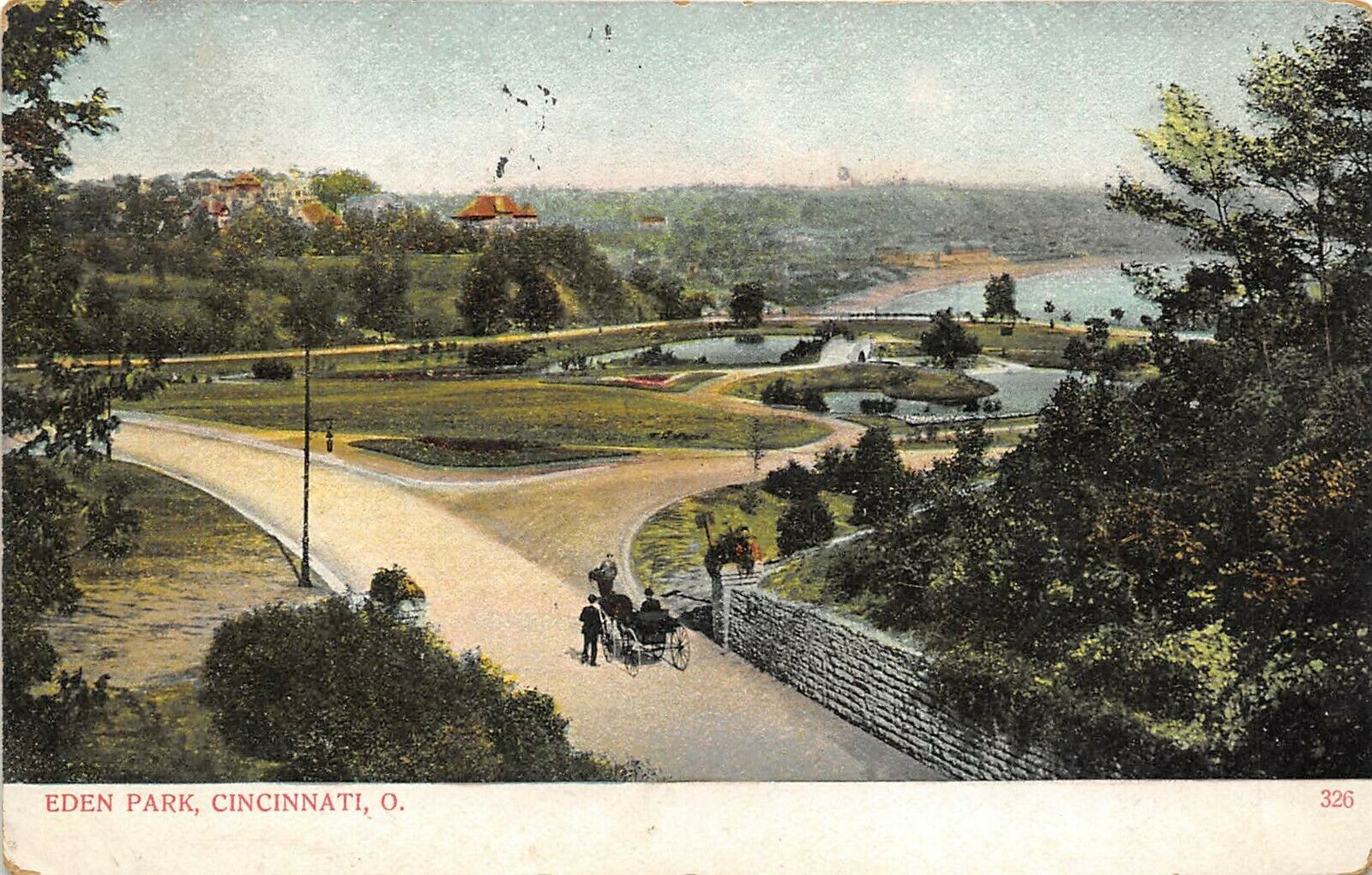 Cincinnati Ohio 1906 Postcard Carriage Ride Eden Park | United States ...