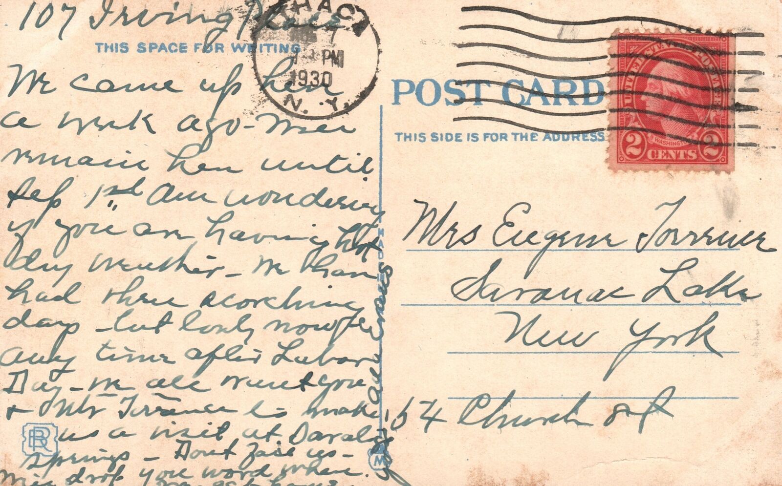 Vintage Postcard 1930S Cascadilla Bridge Entrance To Campus Cornell ...