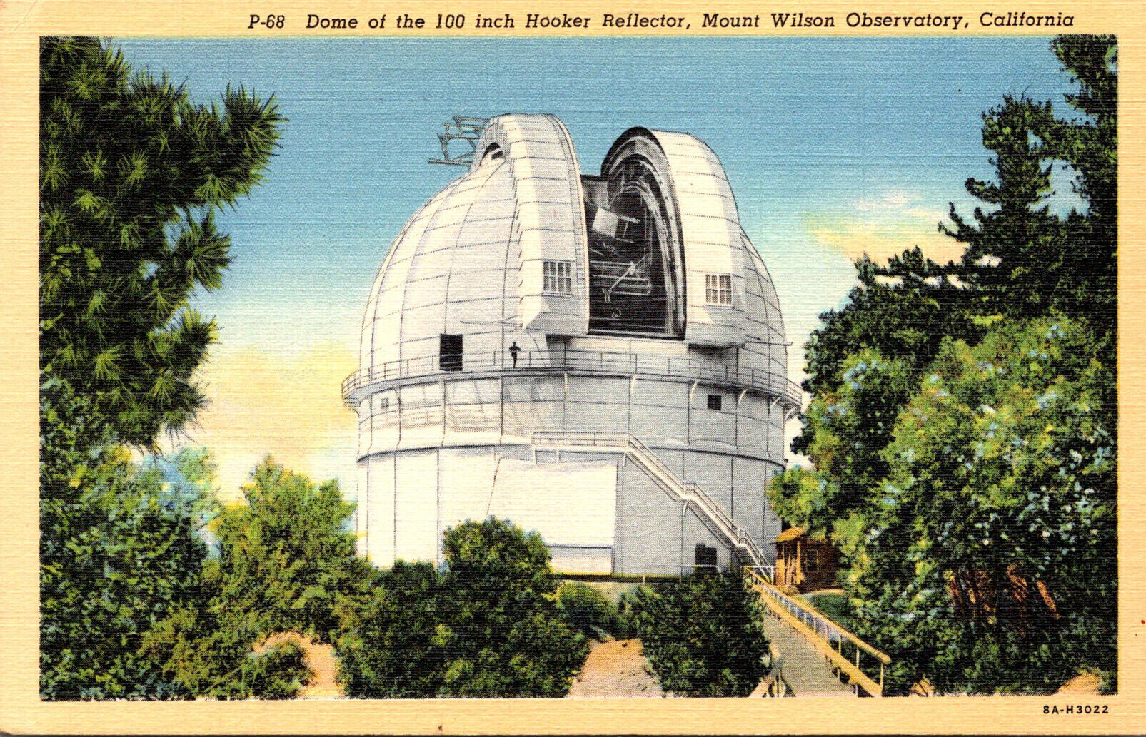 California Mount Wilson Observatory Dome Of The 100 Inch Hooker ...