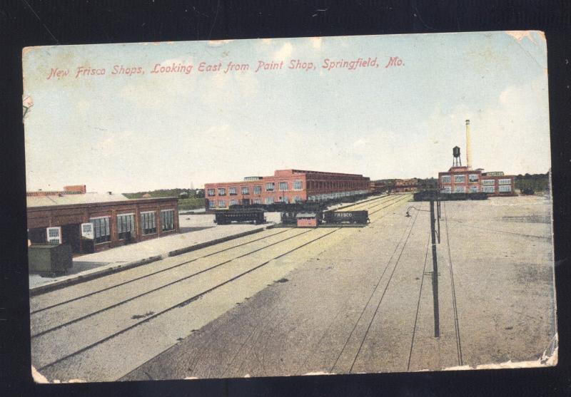 Springfield Missouri Frisco Railroad Shops Station Antique Vintage ...