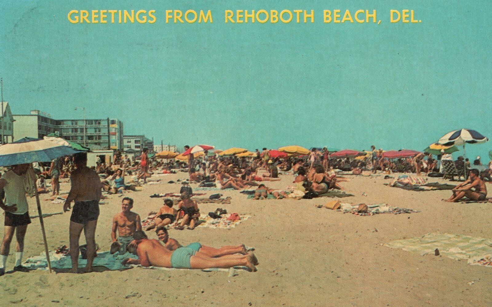 Vintage Postcard 1995 Greetings From Rehoboth Beach Delaware Beach ...