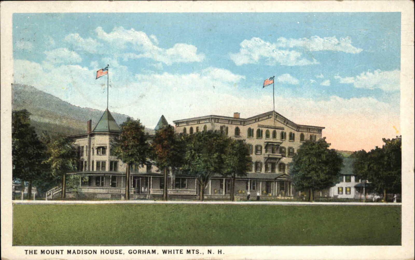 White Mts New Hampshire NH Mount Madison House Hotel c1900s-20s ...