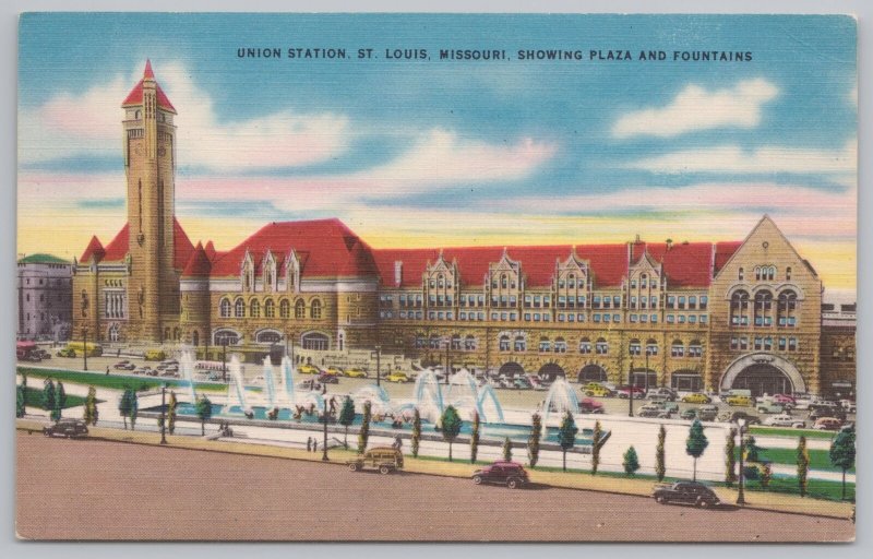 Linen~Famous Union Station~St Louis MO~Show Aloe Rock Plaza & Fountains ...