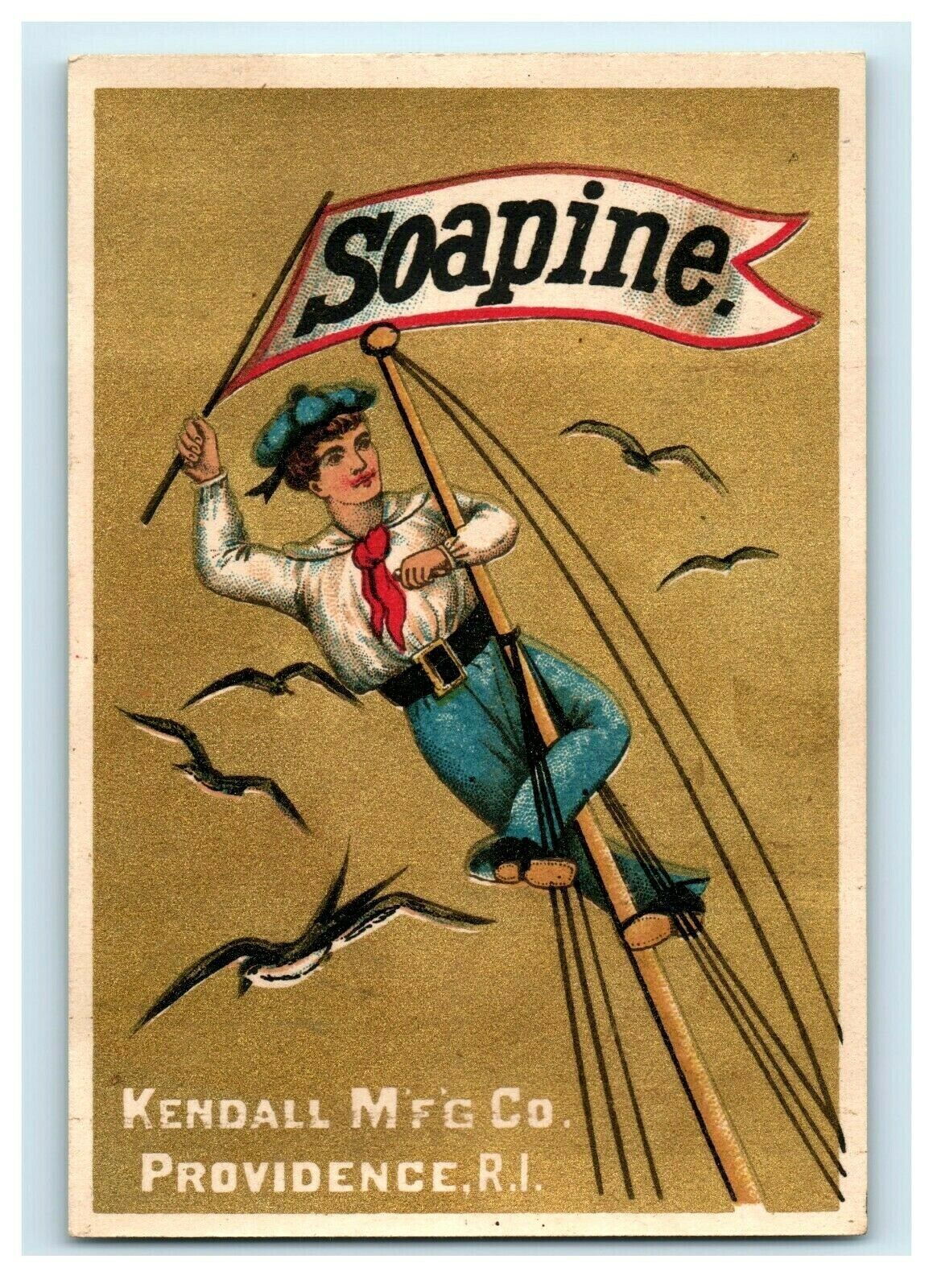 1880s-90s Soapine Kendal MFG. Co. Sailor Cherubs Lot Of 4 P218 ...