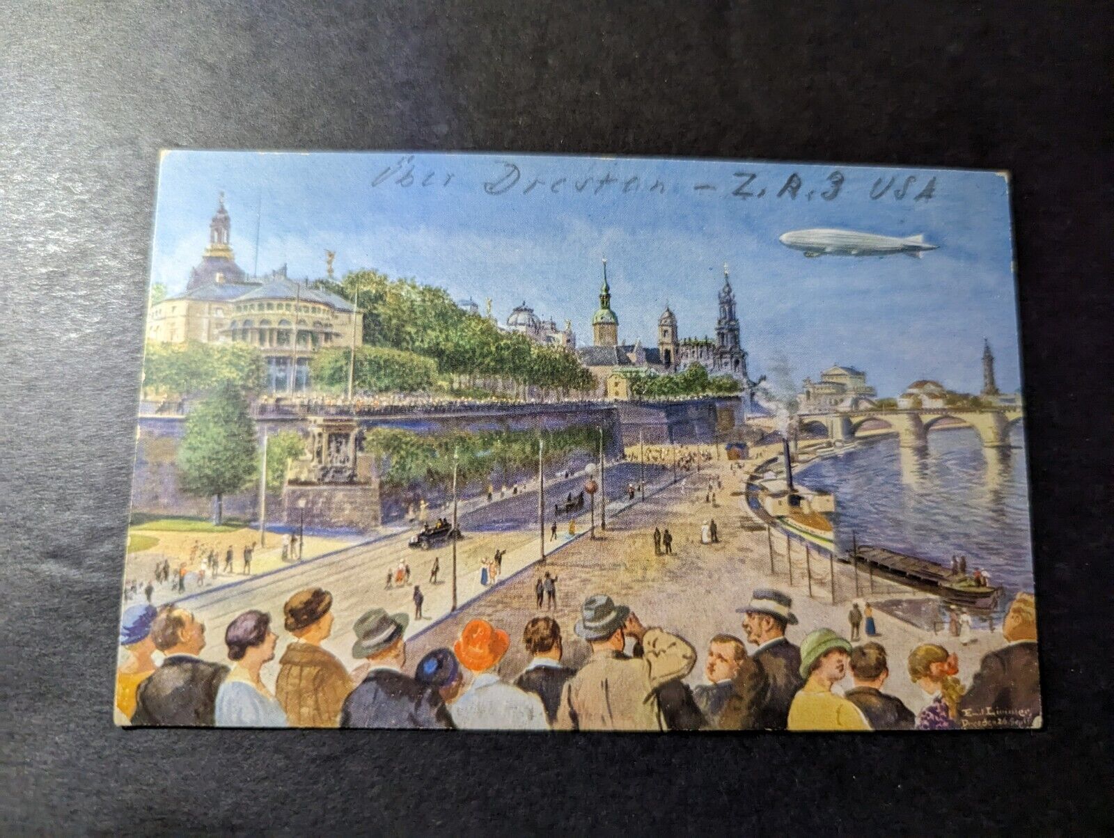 Mint Germany Zeppelin Postcard ZR3 USS Los Angeles USA Airship | Europe ...