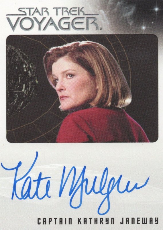Kate Mulgrew Star Trek Voyager Heroes & Villains Autograph Card ...