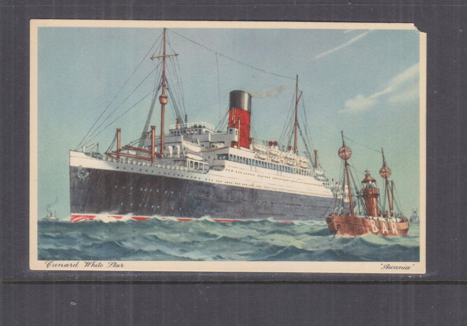 " RMS ASCANIA '', CUNARD WHITE STAR LINE, c1930 ppc., unused. | Other ...
