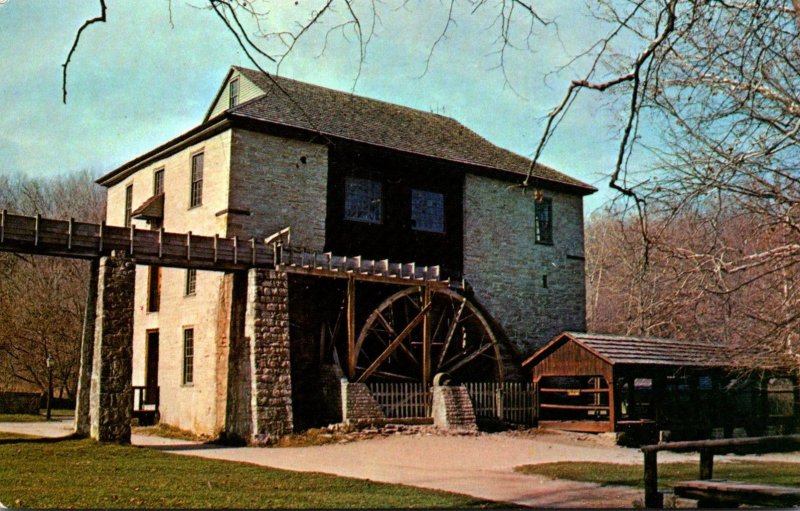 Indiana Mitchell Spring Mill State Park Historic Hamer's Mill Built ...