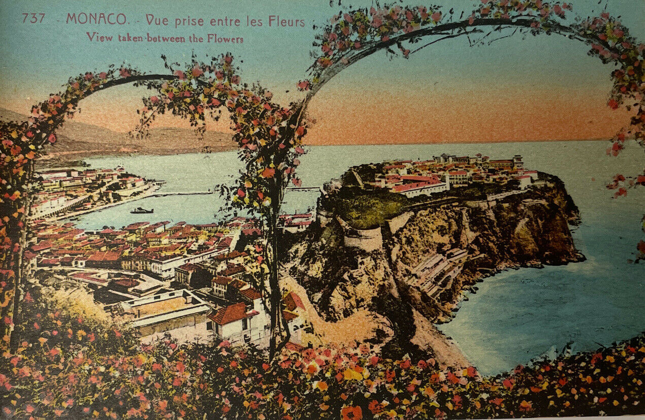 Vintage Monaco & Monte-Carlo Jean Gilleta Postcard Booklet 20 Postcards ...
