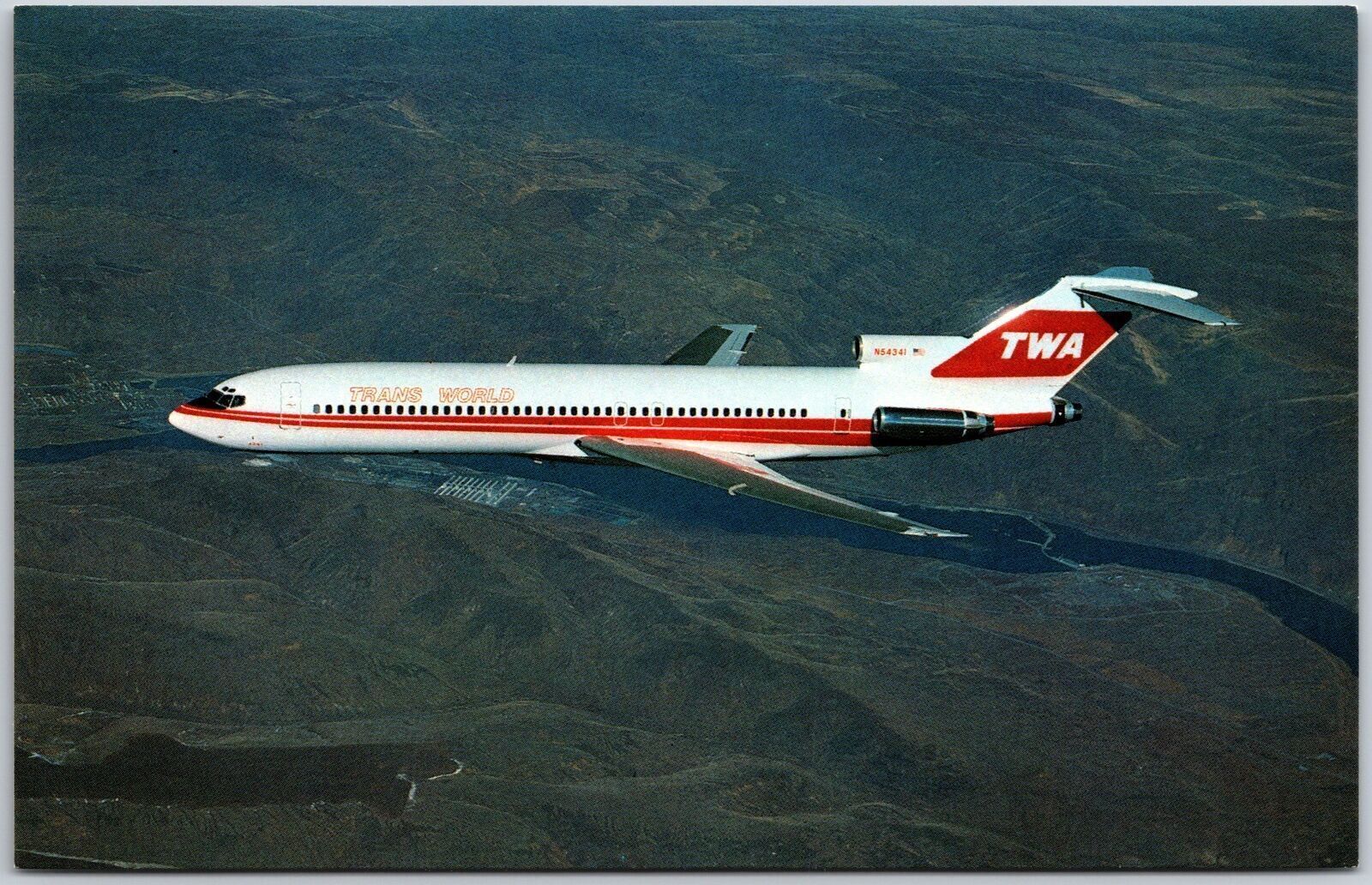 Airplane TWA - Trans World Airlines Boeing 727-231A Stretch Version ...