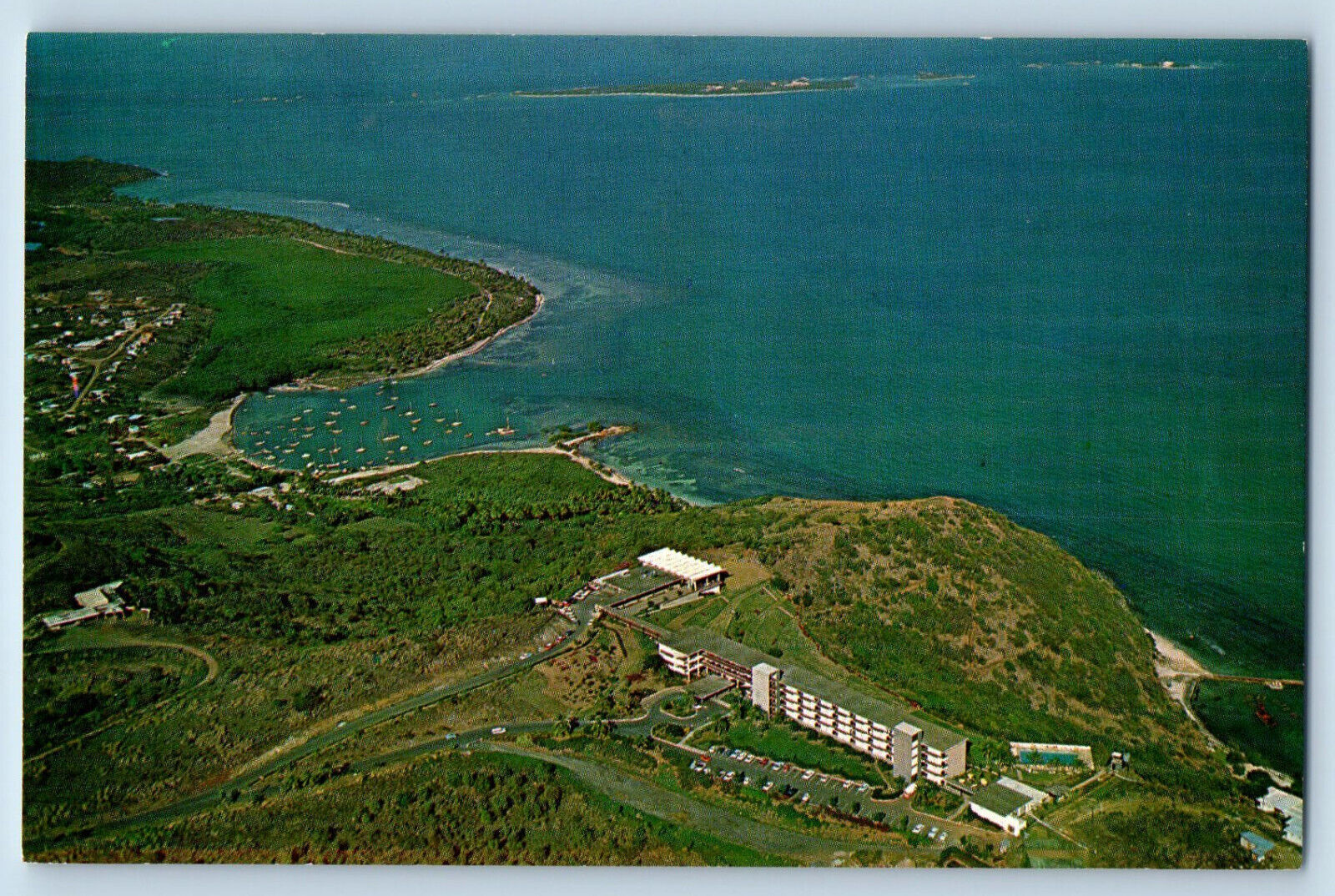Las Croabas Fajardo Puerto Rico Postcard El Conquistador Hotel Air View ...