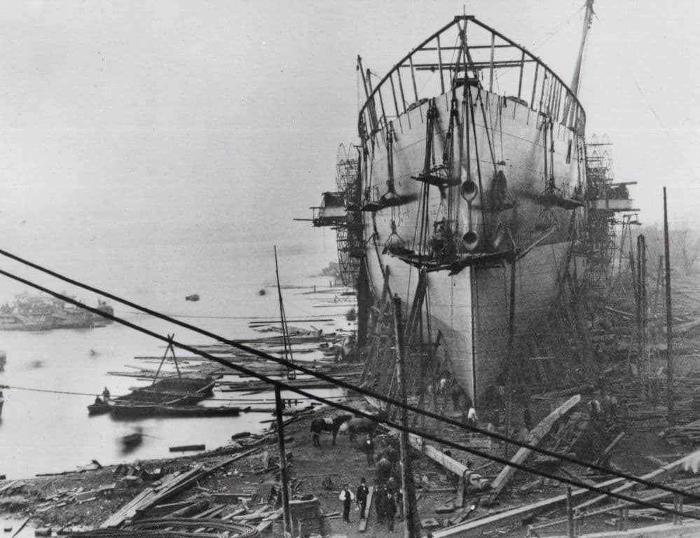 SS Great Eastern Ship Hull 1850s Old Victorian Boat Launch Photo ...