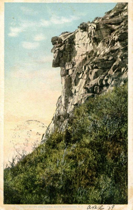 NH - Franconia Notch. Old Man of the Mountains | United States - New ...