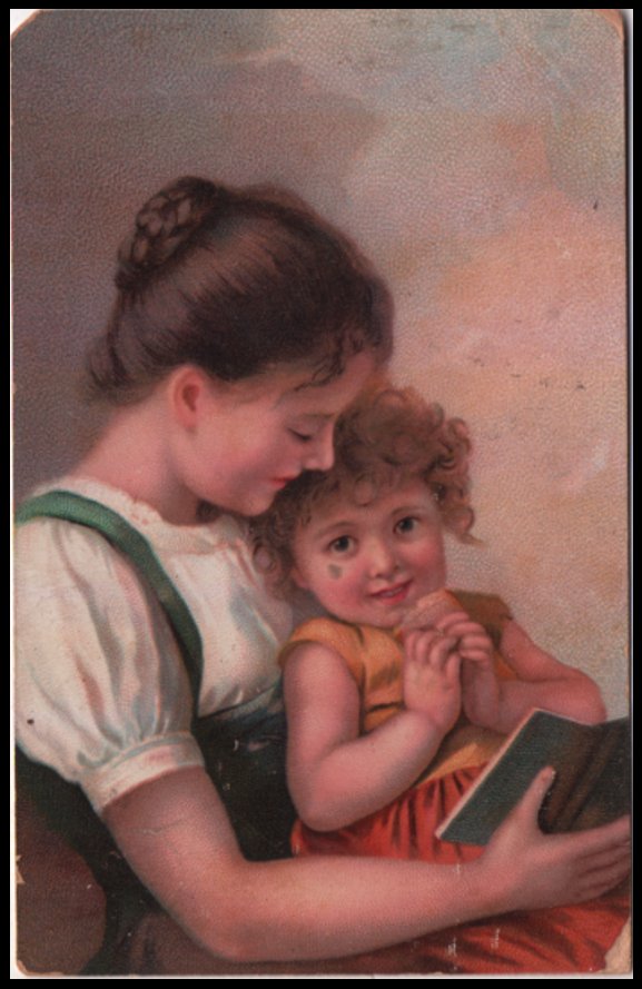 Sisters postcard: So Then the Wolf Huffed and Puffed | Topics - People ...