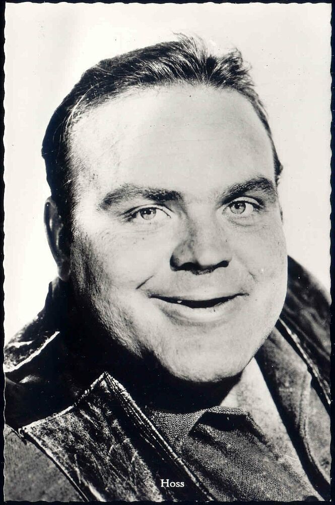 BONANZA Movie Star Postcard, Eric Hoss Cartwright Actor Dan Blocker 60s ...