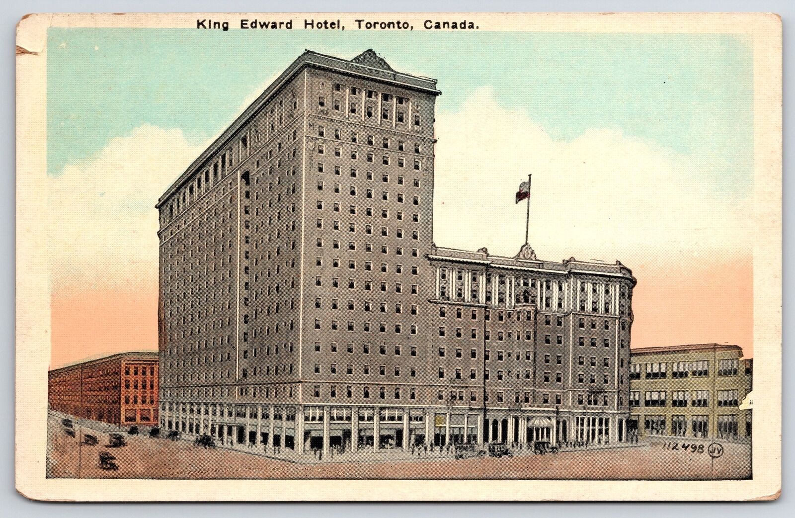 King Edward Hotel Toronto Canada Building Historical Landmark Postcard ...
