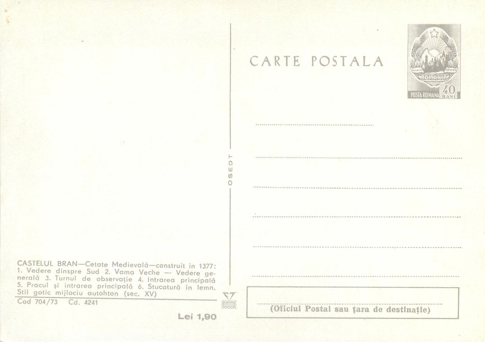 carte postala Romania Castelul Bran diverse aspecte si imagini | Europe ...