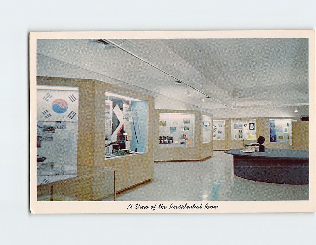 Postcard A View Of The Presidential Room, Harry S. Truman Library ...