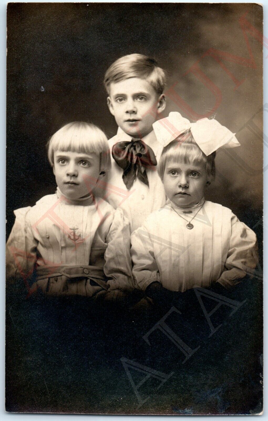 c1900s Washington DC Cute Children Sibling RPPC Sailor Boy Girl Brooks ...