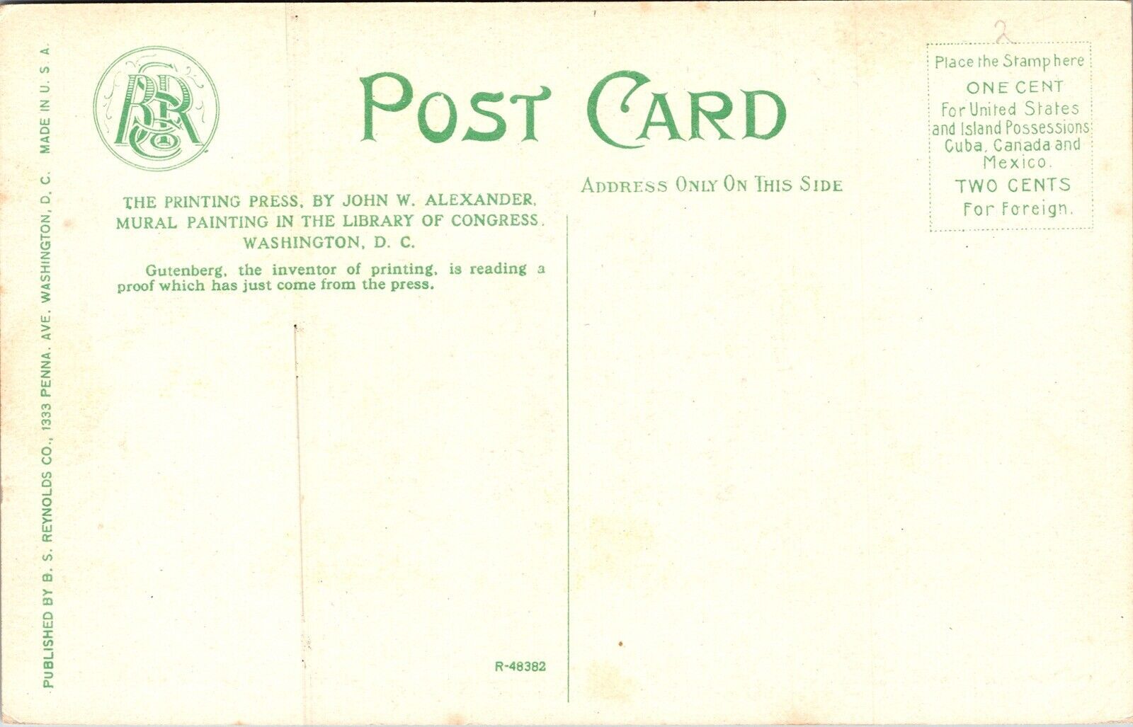 Printing Press Book Series John Alexander Mural Painting Library Dc ...