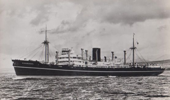 SS Coromandel Cruise Ship Plain Back Postcard | Topics - Transportation ...