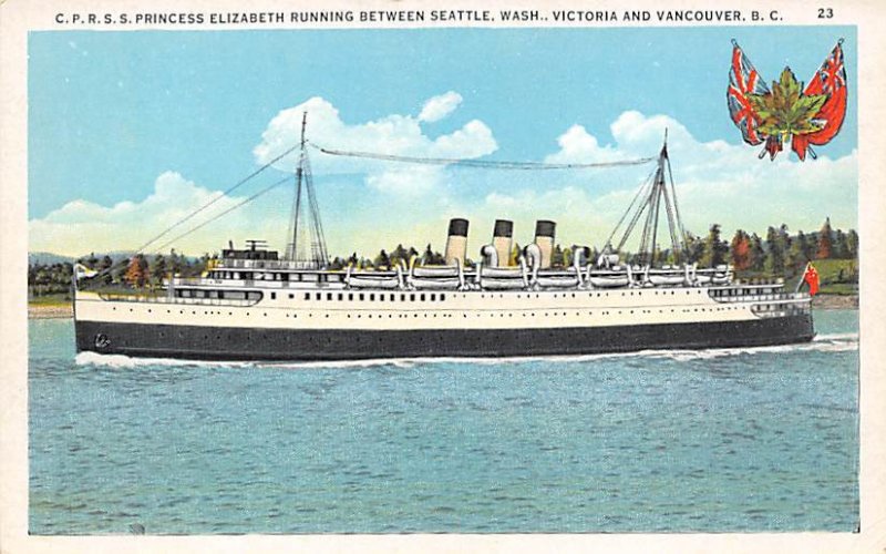 SS Princess Elizabeth Canadian Pacific Line Ship Unused | Topics ...