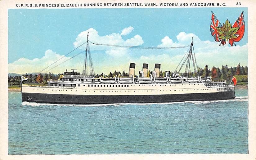 SS Princess Elizabeth Canadian Pacific Line Ship Unused | Topics ...