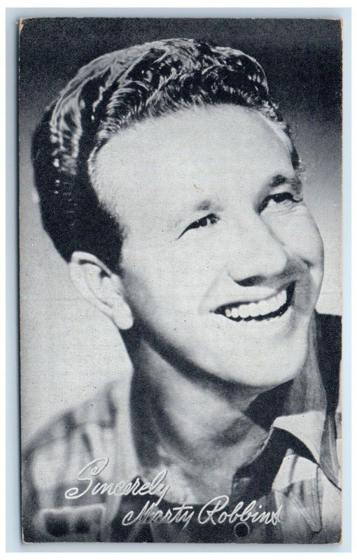 Marty Robbins American Singer Songwriter And Actor Studio Exhibit ...