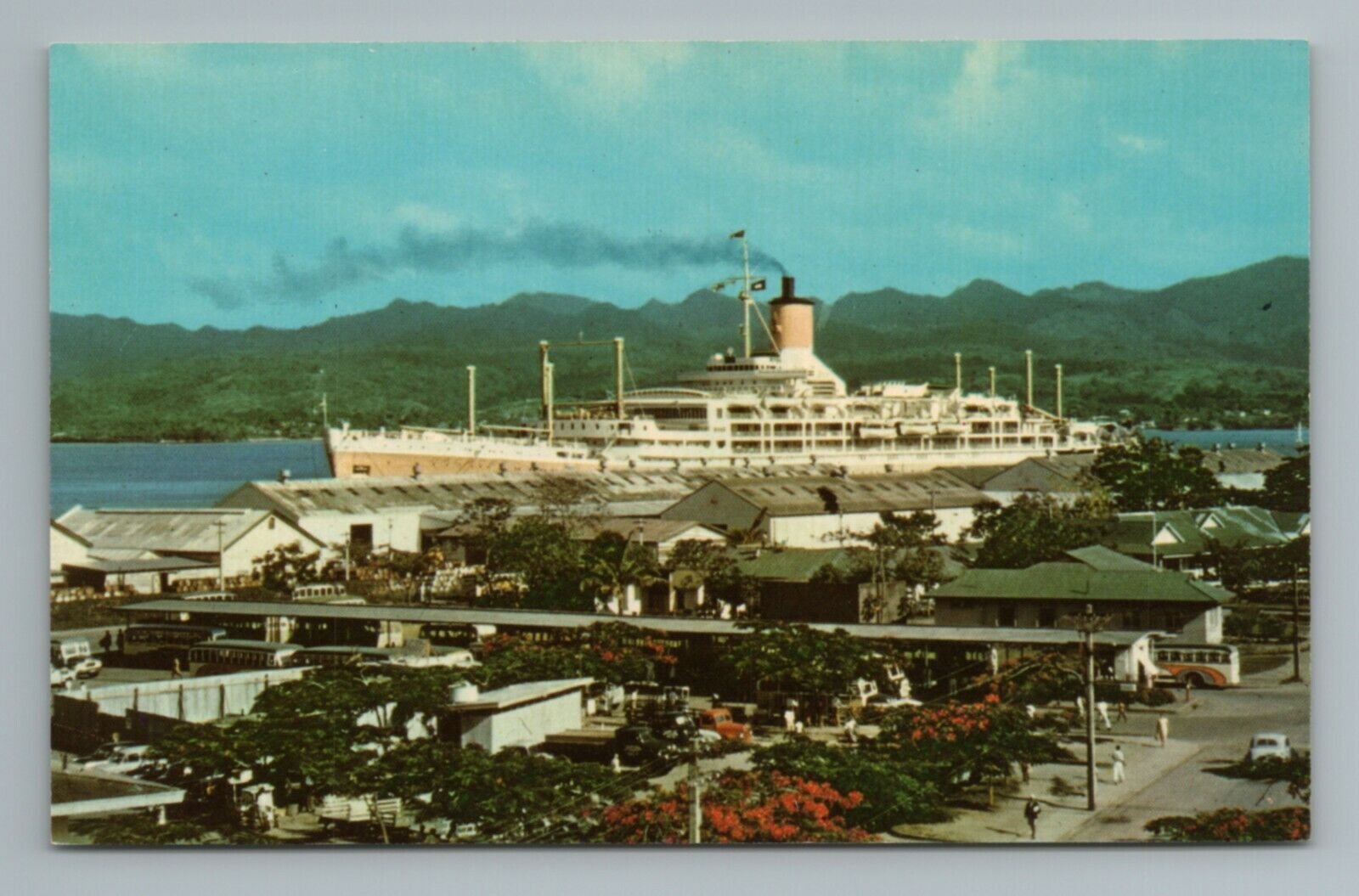Port of Suva Fiji Vintage Postcard | Australia & Oceania - Fiji ...