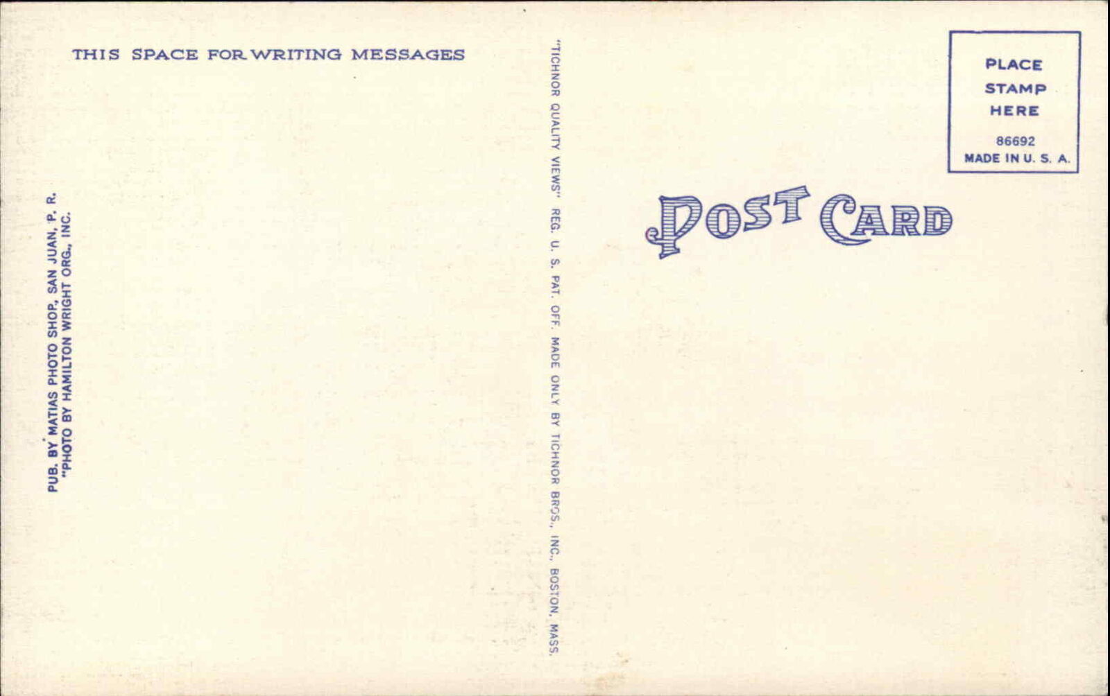 San Juan Puerto Rico PR Street Scene Colorful Linen Vintage Postcard ...