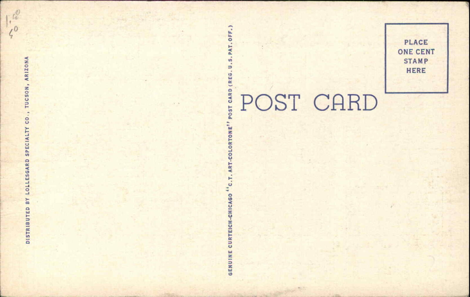 Tucson Arizona AZ Street Scene Store Storefront Linen 1930s-50s Linen ...