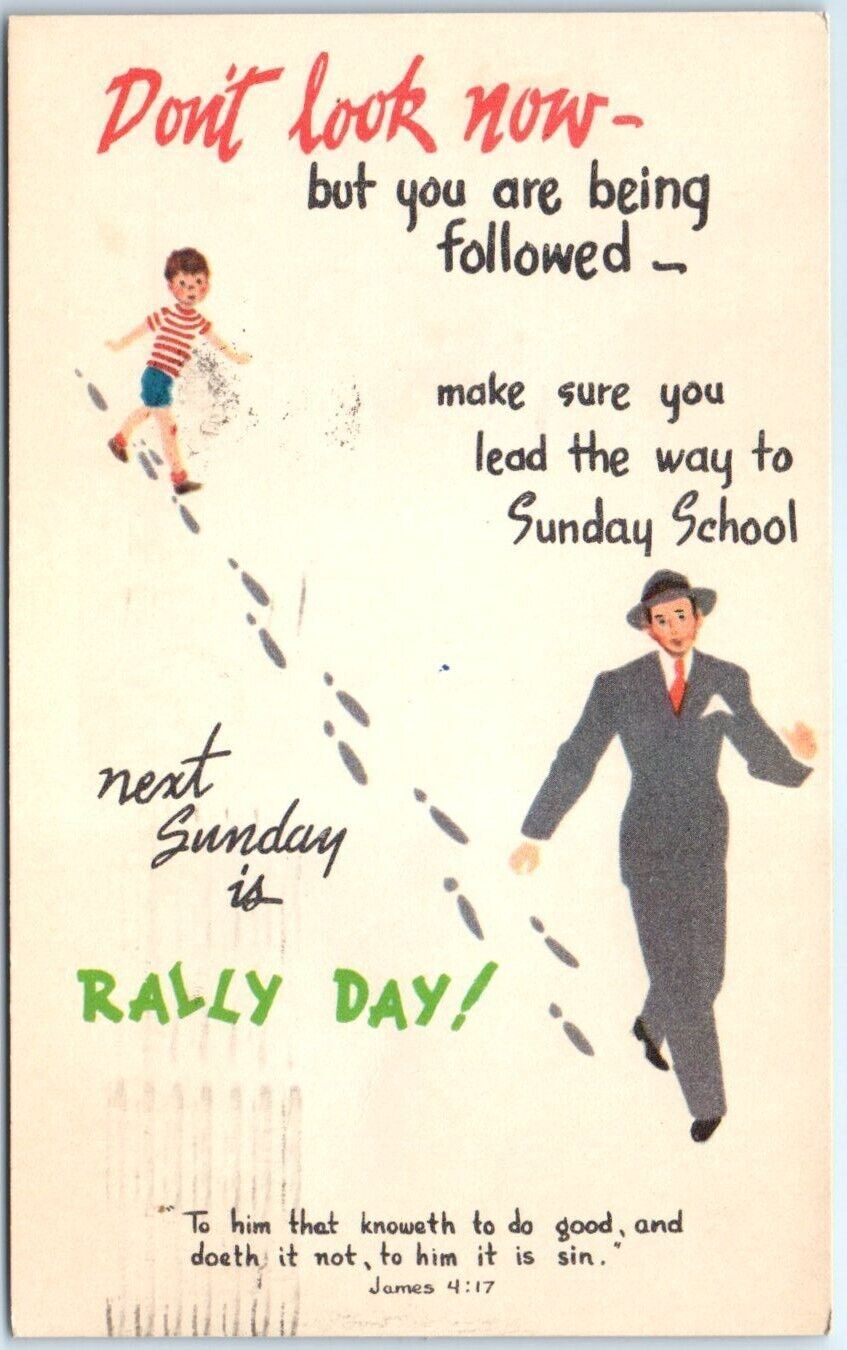 Don't look now... next Sunday is Rally Day! with Poem, Bible Verse ...