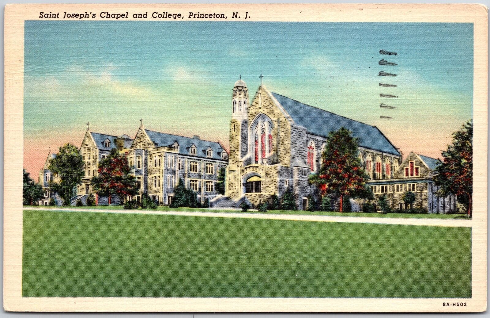 1930's St. Joseph's Chapel College Princeton New Jersey Grounds Posted ...