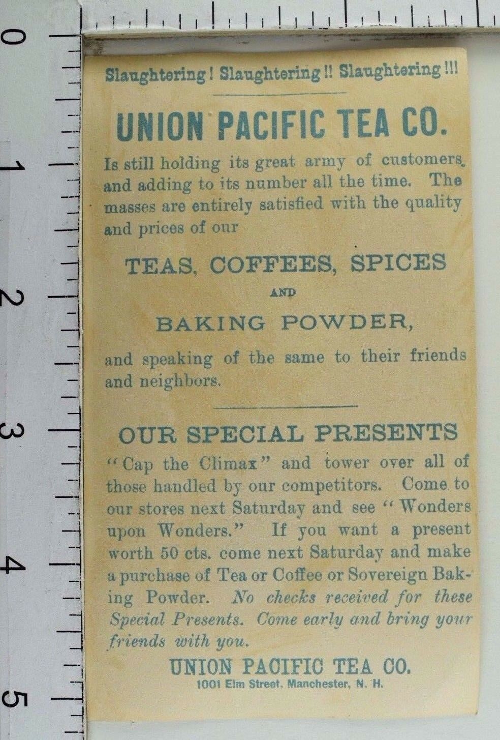1870's-80's Union Pacific Tea Co Coffees Spices Girls Puppet Doll Cute ...