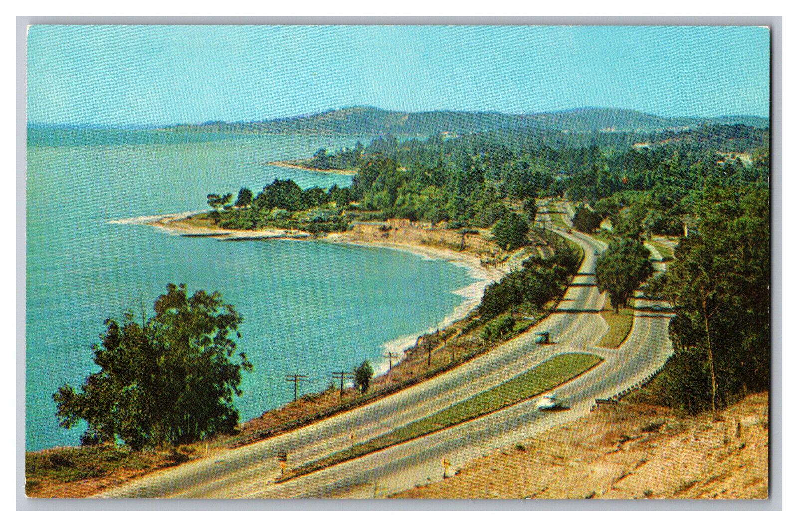 Coastline Santa Barbara California U. S. Highway 101 Postcard | United ...