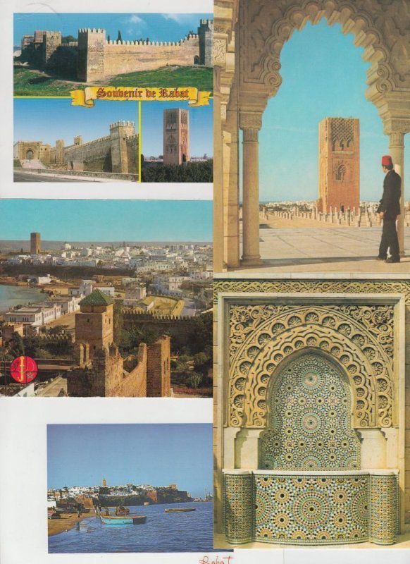RABAT MOROCCO MAROC 61 Modern Africa Postcards mostly 1960-1990 period ...