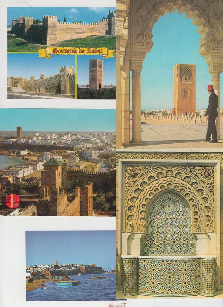 RABAT MOROCCO MAROC 61 Modern Africa Postcards mostly 1960-1990 period ...