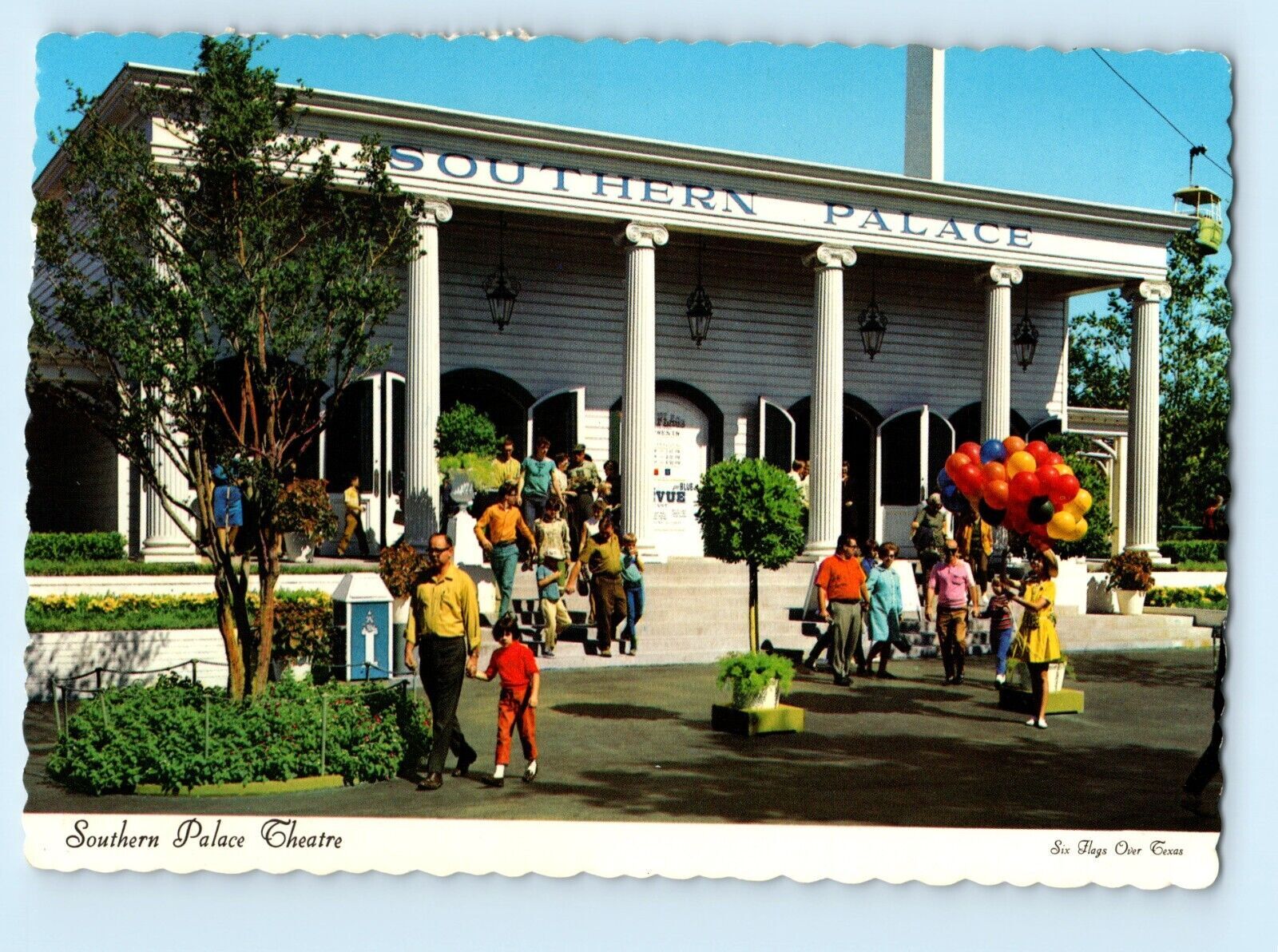 Six Flags Over Georgia Southern Palace Theatre Cowgirl w/ Balloons ...