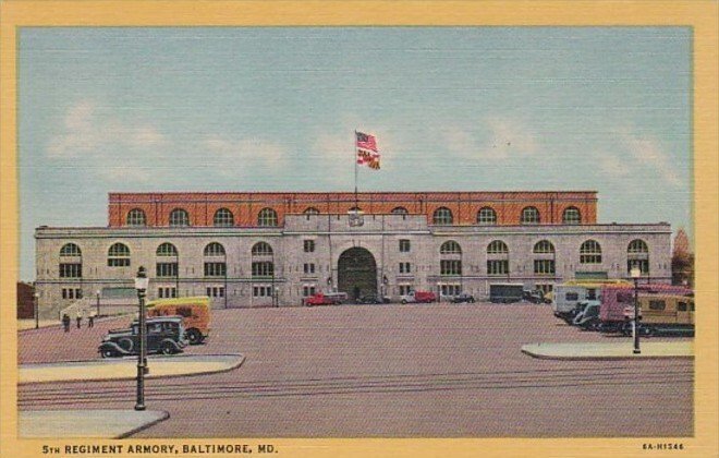 Maryland Baltimore 5th Regiment Armory Curteich | United States ...