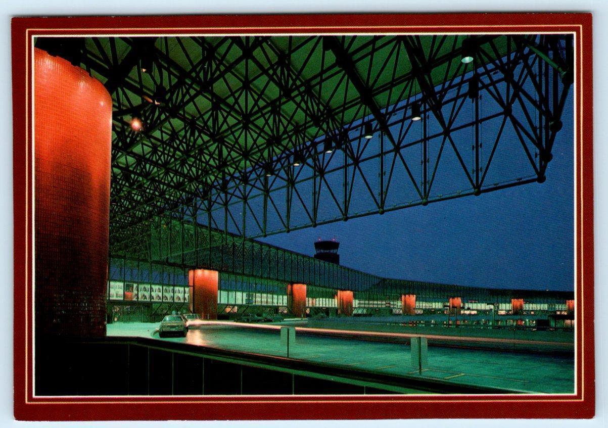 BALTIMORE WASHINGTON INTERNATIONAL AIRPORT ~ Terminal at Night 4"x6 ...