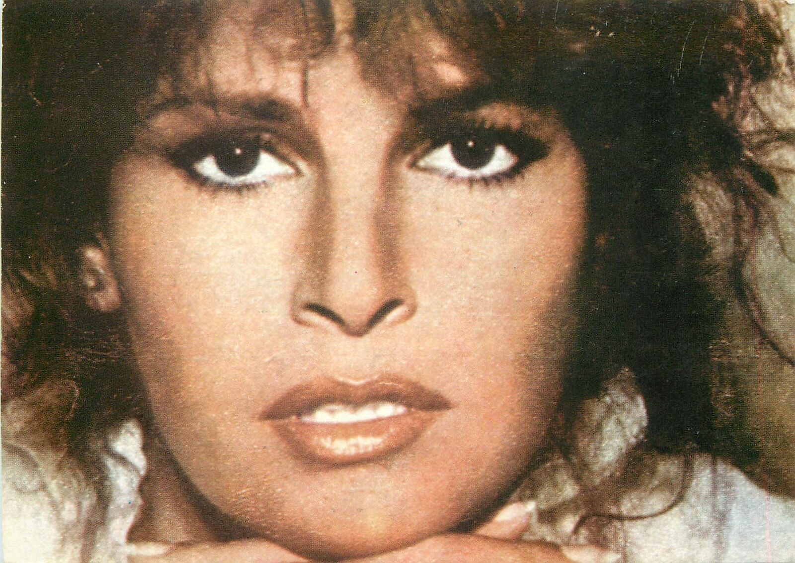 Actress Raquel Welch face photo postcard | Topics - Entertainment ...