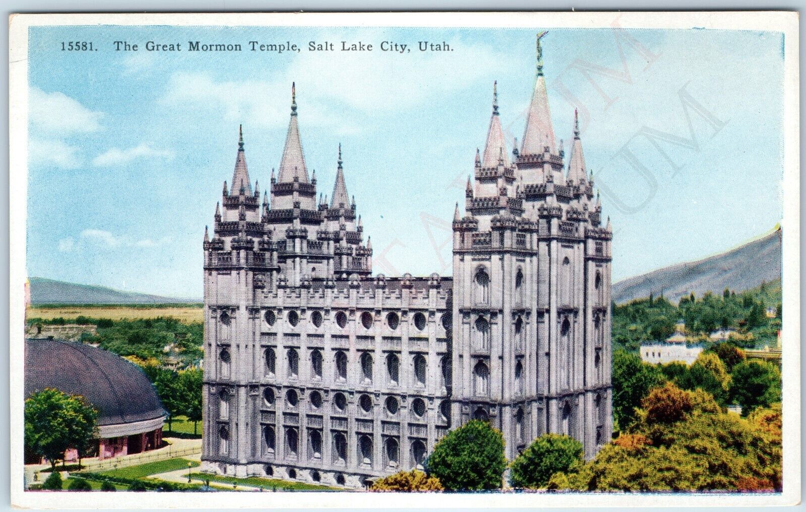 c1930s Salt Lake City, UT Great Mormon Temple Barkalow Bros Carpenter ...