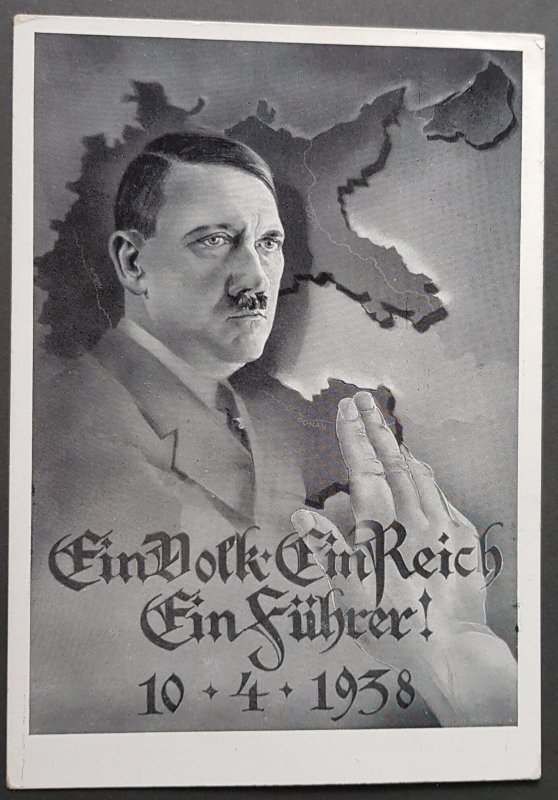 Germany Third 3rd Reich Original Nazi Card - ONE People ONE Empire ONE ...