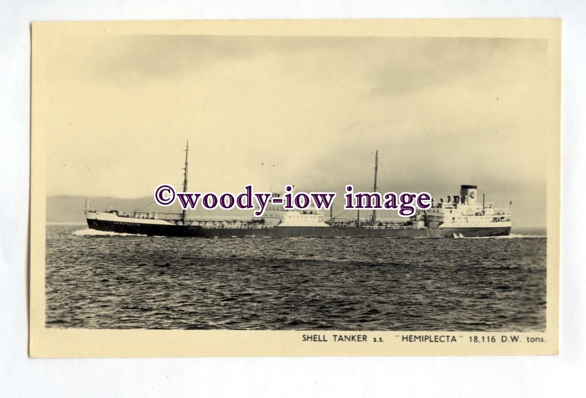 pf0426 - Shell Oil Tanker - Hemiplecta , built 1955 - postcard | Europe ...