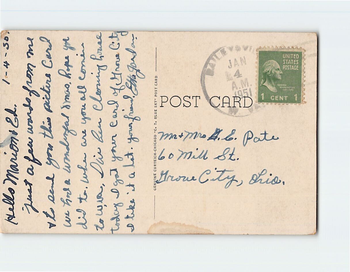 Postcard Natural Rock Formation on the Guyandotte River, West Virginia ...