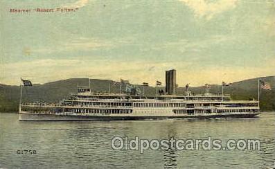 Robert Fulton on the Hudson River, New York, USA Steam Boat Steamer ...