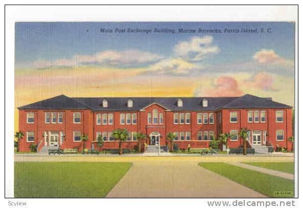 Main Post Exchange Building, Marine Barracks, Parris Island, South ...
