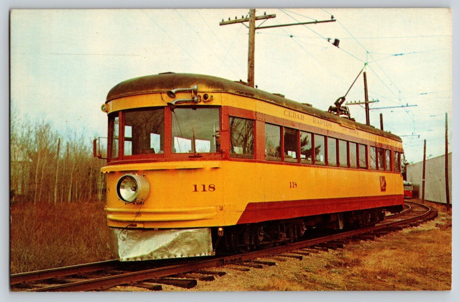 Postcard Interurban Car Cincinnati & Lake Eerie Railroad of Ohio ...